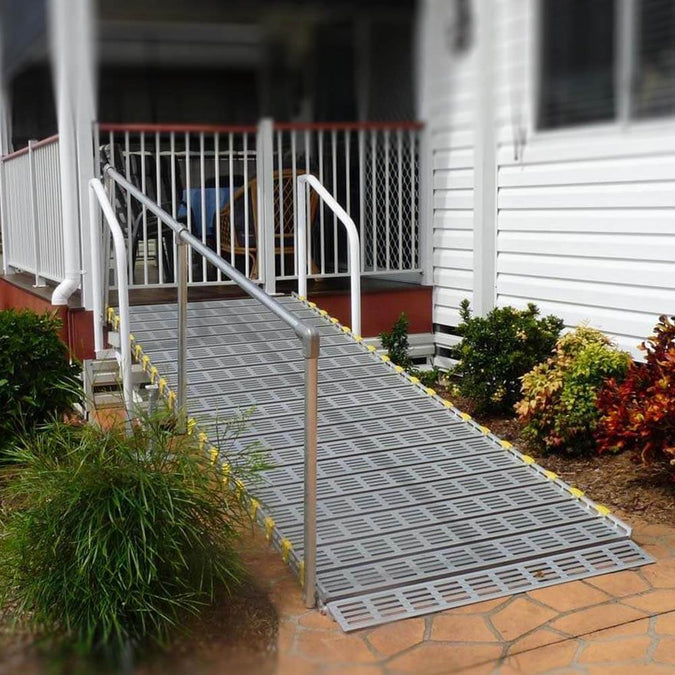 Roll-A-Ramp 915mm Portable Roll-Up Aluminium Ramp, 450kg Capacity ...