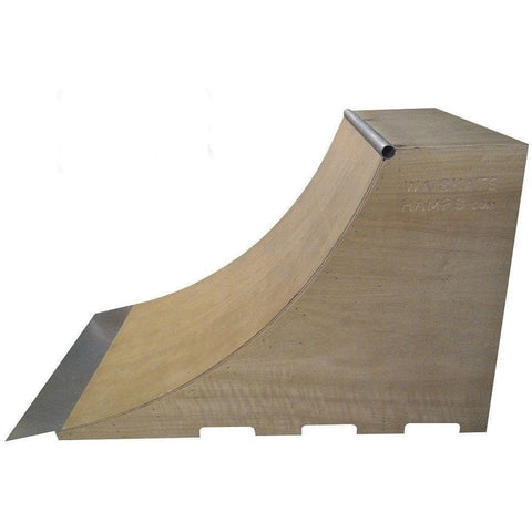 WA Skate Ramps 1.2m x 1.2m Quarter Pipe Ramp (4ft High x 4ft Wide ...