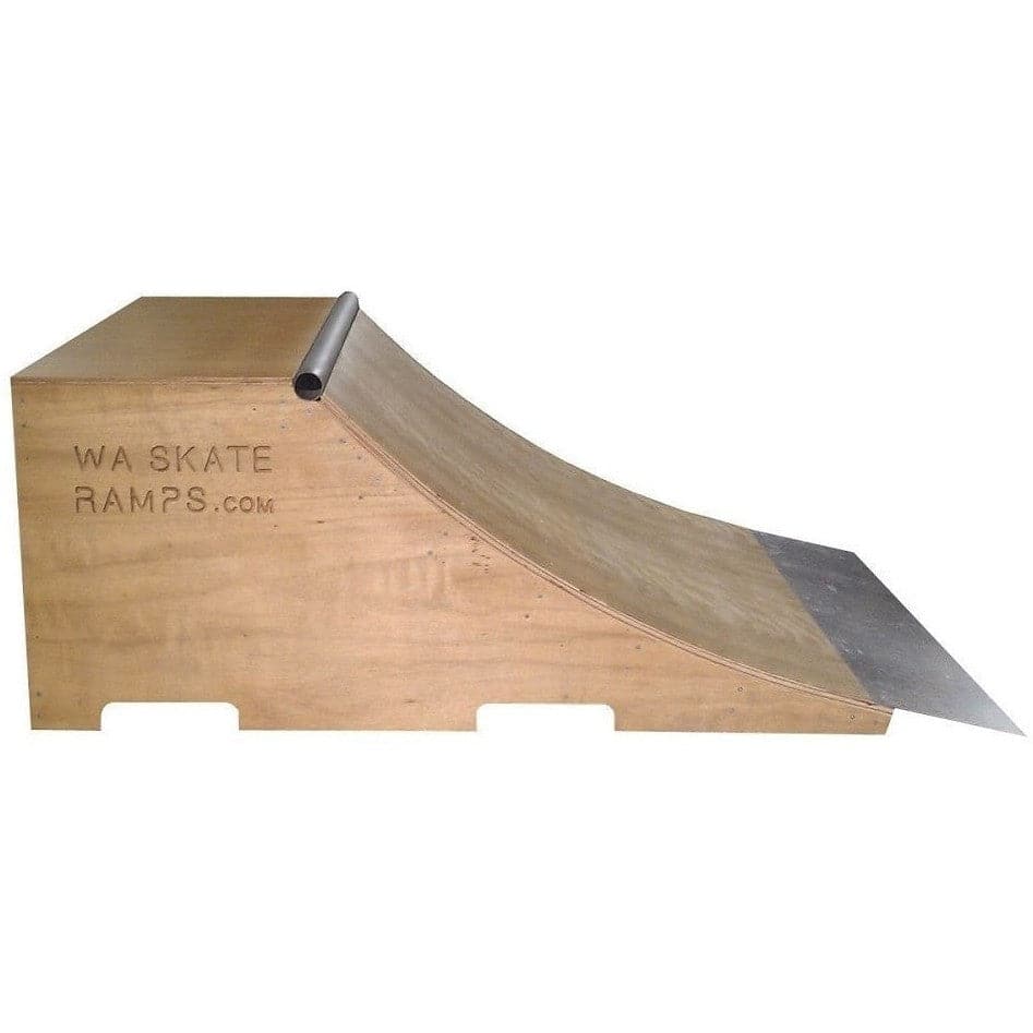 WA Skate Ramps 60cm x 1.2m Quarter Pipe Ramp (2ft High x 4ft Wide ...