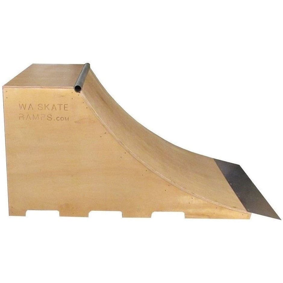 WA Skate Ramps 90cm x 1.2m Quarter Pipe Ramp (3ft High x 4ft Wide ...