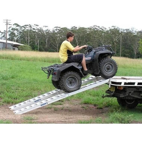 Whipps 1 Tonne Aluminium Folding ATV Loading Ramps – Ramp Champ